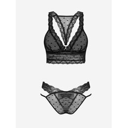 Cupshe W&auml;sche-Sets Damen Gr&ouml;&szlig;e 75 schwarz