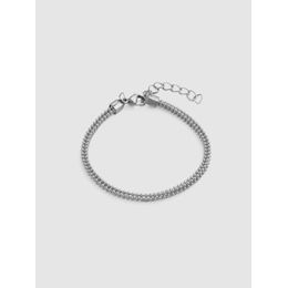 Luxenter Armband 'Dahdan' Damen Gr&ouml;&szlig;e 15 / 20 cm silbergrau