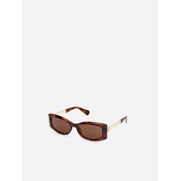 MAX & Co. Max&co. Sonnenbrille 'Max &co MO0144 Shiny light blue 55/17/140 Women Sunglasses' Damen Gr&ouml;&szlig;e 55 braun