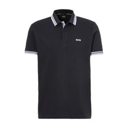 BOSS Shirt male size 4XL Dark blue / White