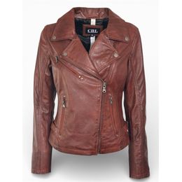 CBL &Uuml;bergangsjacke 'Lederjacke' Damen Gr&ouml;&szlig;e S braun Sommerjacke