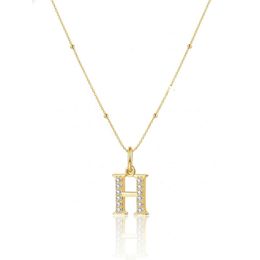Hey Happiness Kette 'Letter H' Damen Gr&ouml;&szlig;e Onesize gold