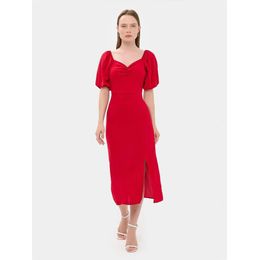 Hiccup Kleid 'Midi' Damen Gr&ouml;&szlig;e 38 kirschrot Sommerkleid