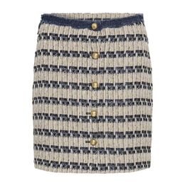 Saint Tropez Rock Damen Gr&ouml;&szlig;e 42 hellbeige / blau