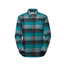 Mammut Funktionsbluse &lsquo;Trovat&rsquo; Damen Gr&ouml;&szlig;e XXL t&uuml;rkis / grau / schwarz
