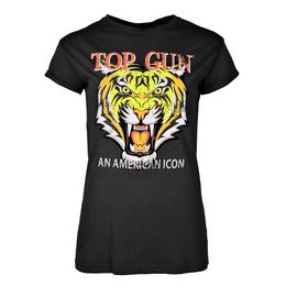 Top Gun T-Shirt mit Logo TG20214002 ' ' Damen Gr&ouml;&szlig;e L schwarz
