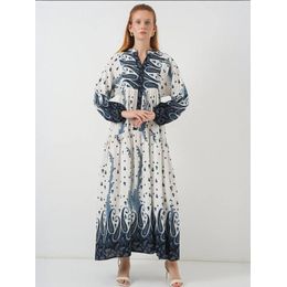 Bigdart Kleid Damen Gr&ouml;&szlig;e 46 kobaltblau / wei&szlig; Sommerkleid