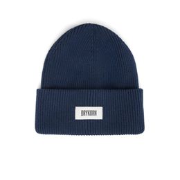 Drykorn M&uuml;tze 'Loah' Herren Gr&ouml;&szlig;e 53/57 blau / schwarz / wei&szlig;