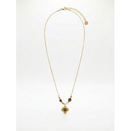 Nemomatheo Kette 'Golden Luck' Damen Gr&ouml;&szlig;e 45 / 50 cm braun