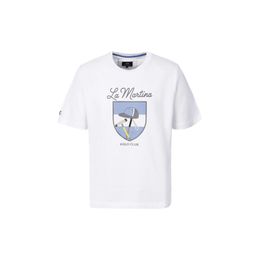 La Martina T-Shirt Herren Gr&ouml;&szlig;e XXL hellblau / gelb / grau / wei&szlig;