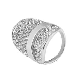 Akzent Ring 'Nasha, langlebig' Damen Gr&ouml;&szlig;e 62 silber