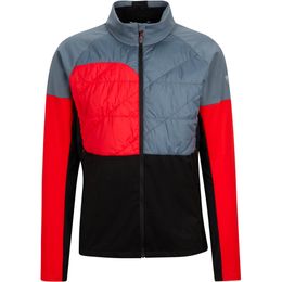 Ziener Jacke 'NODIN' Herren Gr&ouml;&szlig;e S grau / rot / schwarz