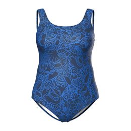 Ulla Popken Badeanzug Damen Gr&ouml;&szlig;e XXXL/4XL blau / schwarz