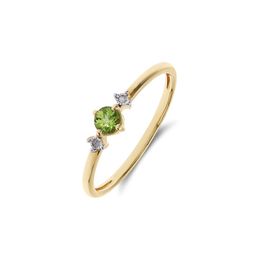 Lucardi Ring 'Set' Damen Gr&ouml;&szlig;e 50 gold