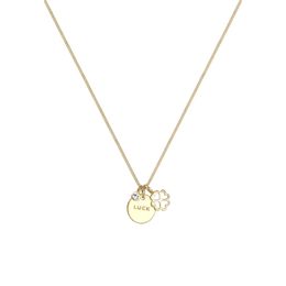 Elli Halskette 'Kleeblatt & Luck' Damen Gr&ouml;&szlig;e 45 gold