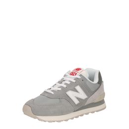 New Balance Sneaker '574' Herren Gr&ouml;&szlig;e 44.5 grau / rot / wei&szlig; Sommerschuhe