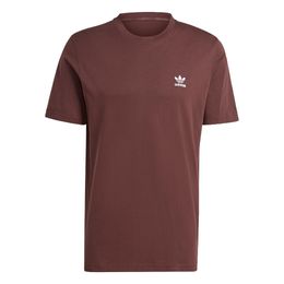 adidas originals T-Shirt 'Trefoil Essentials' Herren Gr&ouml;&szlig;e M braun / wei&szlig;