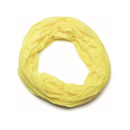styleBREAKER Tube Scarf 'Jersey Loop in Crash Optik' female size One size Yellow