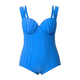 Ulla Popken Badeanzug Damen Gr&ouml;&szlig;e 10XL blau