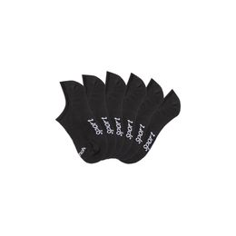 Bench Sportsocken Damen Gr&ouml;&szlig;e 39/42 schwarz / wei&szlig;