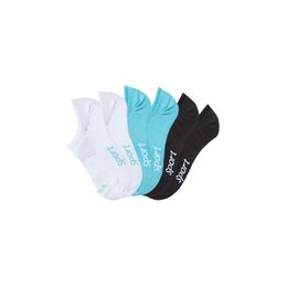 Bench Sportsocken Damen Gr&ouml;&szlig;e 39/42 hellblau / wei&szlig;