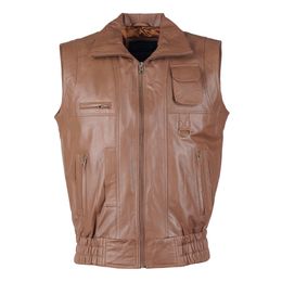 JCC Weste Herren Gr&ouml;&szlig;e M/L cognac
