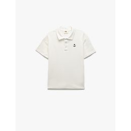KOTON Shirt boy size 146/152 Ecru / Black