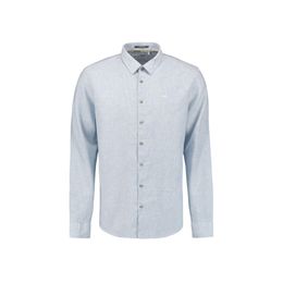NO EXCESS Button Up Shirt male size S Light blue / White