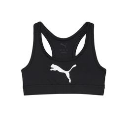 Puma Sport-BH 'ESS' M&auml;dchen Gr&ouml;&szlig;e 116 schwarz / wei&szlig;