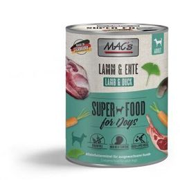Mac's MAC's Nassfutter Hund Adult Lamm und Ente 6x800 g