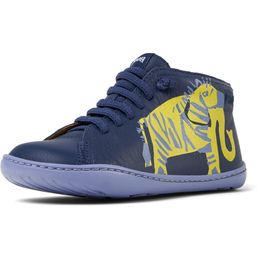 Camper Sneaker 'Peu Cami' M&auml;dchen Gr&ouml;&szlig;e 26 blau / gelb