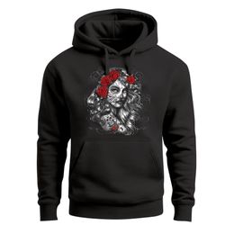 Neverless Sweatshirt 'Day of Dead' Herren Gr&ouml;&szlig;e XS schwarz