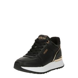 Guess Sneaker 'KADDY' Damen Gr&ouml;&szlig;e 38 gold / schwarz Sommerschuhe