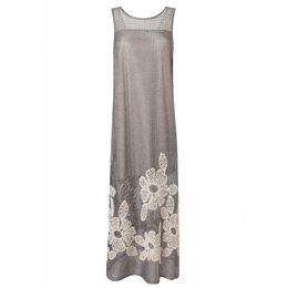 ana alcazar Kleid 'Zalmy' Damen Gr&ouml;&szlig;e 38 ecru / silbergrau Sommerkleid