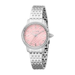 JUST cavalli time Analoguhr Damen Gr&ouml;&szlig;e One Size silber