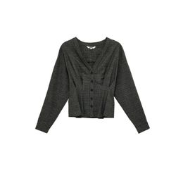 KOTON Blouse female size XXS Black / Off white