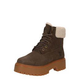 Timberland Lace-Up Ankle Boots 'Stone Street Warm' female size 42 Dark brown