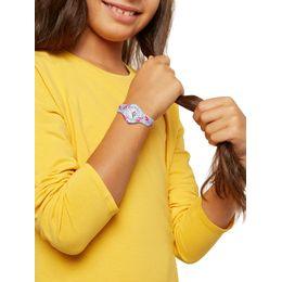 Hip Hop Uhr 'Kids Fun' M&auml;dchen Gr&ouml;&szlig;e One Size blau / helllila / pink / offwhite