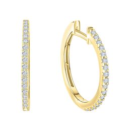 Firetti Ohrringe Damen Gr&ouml;&szlig;e One Size gold / transparent