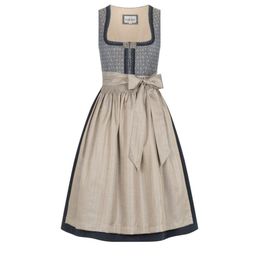 Trachtenhof N&uuml;bler Dirndl 'Dirndl midi Leni' Damen Gr&ouml;&szlig;e 32 blau