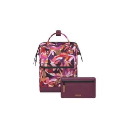 CABAIA Rucksack 'Montreuil M' Damen Gr&ouml;&szlig;e One Size mischfarben / dunkelrot