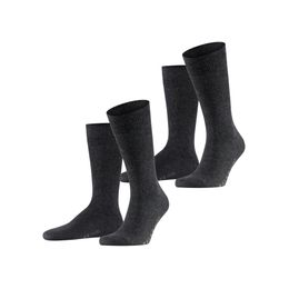 Falke Socks 'Swing 2-Pack' male size 43/46 Anthracite