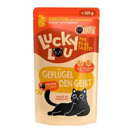Lucky Lou Lifestage Adult Gefl&uuml;gel Katzen-Nassfutter getreidefrei 16x125g
