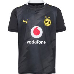 Puma Borussia Dortmund 26-27 Ausw&auml;rts Teamtrikot Kinder - Gr&ouml;&szlig;e 152 - schwarz