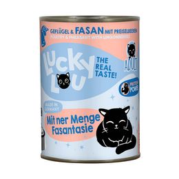 Lucky Lou Lifestage Adult Gefl&uuml;gel & Fasan Katzen-Nassfutter getreidefrei 24x400g