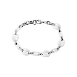 Akzent Armband 'Sinisa, langlebig' Damen Gr&ouml;&szlig;e 21 cm silber