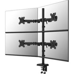 Neomounts by NewStar Neoumounts by Newstar Monitorarm DS60-600BL2-2, f&uuml;r 4 Displays 10-32"/jeweils 8 kg, h&ouml;henverstell-/schwenk-/neigbar, Tischklemme, Stahl, schwarz
