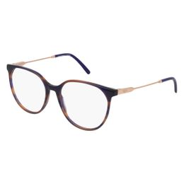 MINI EYEWEAR 741028 Brille Damen | Fassung: Vollrand, Panto, Havanna Blau