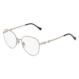 Gucci GG0880O Brille Unisex | Fassung: Vollrand, Panto, Gold Hell