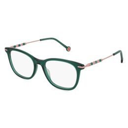 Carolina Herrera 0103 Brille Damen | Fassung: Vollrand, Rund, Gr&uuml;n Transparent